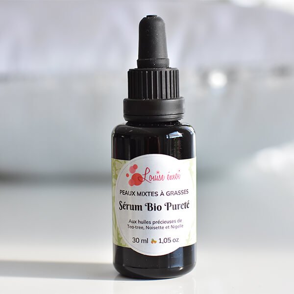 Serum visage Bio concentré peau sèche, grasse ou maturel | Louise émoi