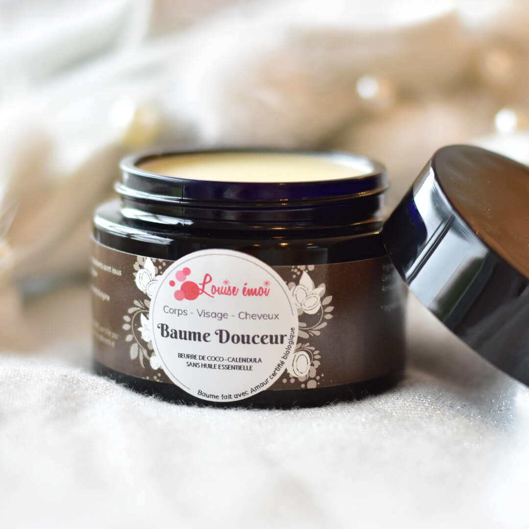 Baume nourrissant naturel et bio : visage, corps, cheveux | Louise émoi